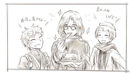 中野重治文豪とアルケミスト 重治君おめでとう漫画 カミラのマンガ 小林多喜二文豪とアルケミスト プロレタリア組 文アル
