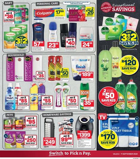 Pick N Pay Specials 2 Sep 2022 Pick N Pay Catalogue Pnp Specials