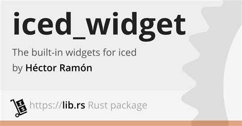 Iced Widget Rust GUI Library Lib Rs