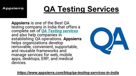 Ppt Best Qa Testing Services 1 Powerpoint Presentation Free To