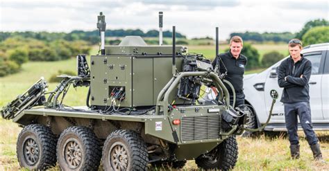 Uk Military Ground Drone Trialed For Scanning Hazardous Environments