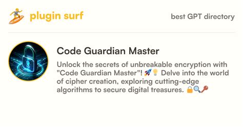 Code Guardian Master Gpt Information Latest Updates And Reviews