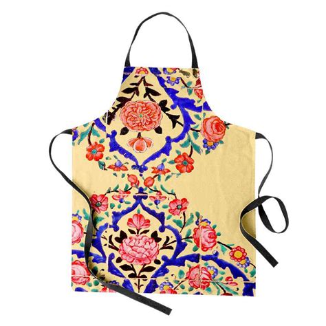 Persian Linen Kitchen Apron Model Asal Shopipersia