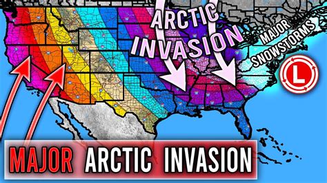 Arctic Invasion And Major East Coast Snowstorms On The Way Monster Storm