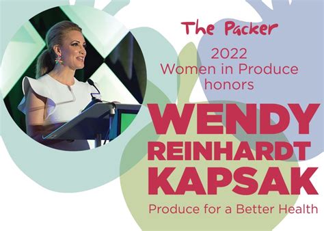 2022 Women In Produce — Wendy Reinhardt Kapsak The Packer