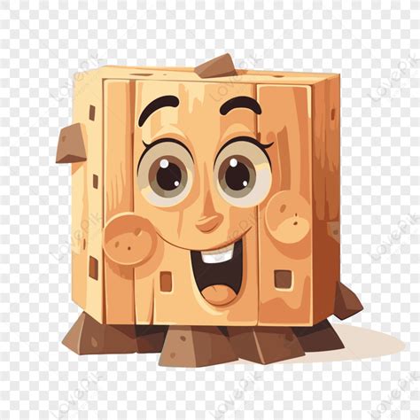 나무 블록 벡터만화클립 아트상표 Png 일러스트 무료 다운로드 Lovepik