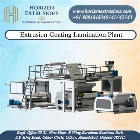 Automatic Plastic Extrusion Lamination Machine At Rs 4851000 In Ahmedabad