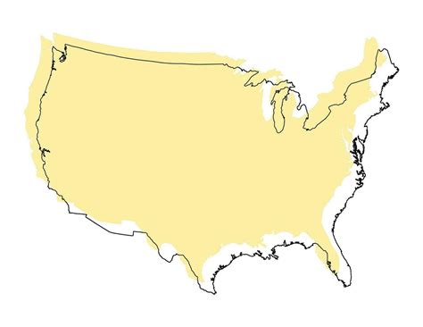 Usa Map United States Of America Map 3d Color Map 26266822 Vector Art