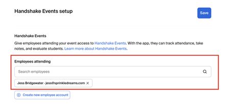 Handshake Events Setup For Mobile App Handshake Help Centre