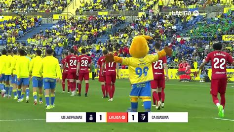 Las Palmas 1 1 Osasuna Resumen Y Goles Laliga Ea Sports J26 Marcatv