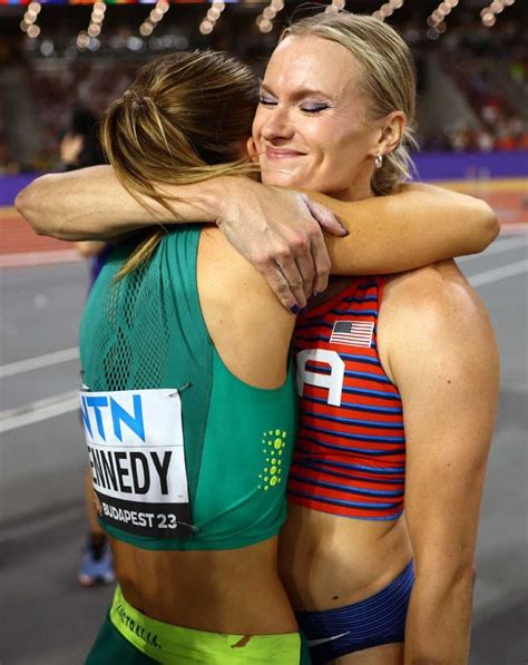 Why Katie Moon Chose To Share Pole Vault Gold Rediff Sports