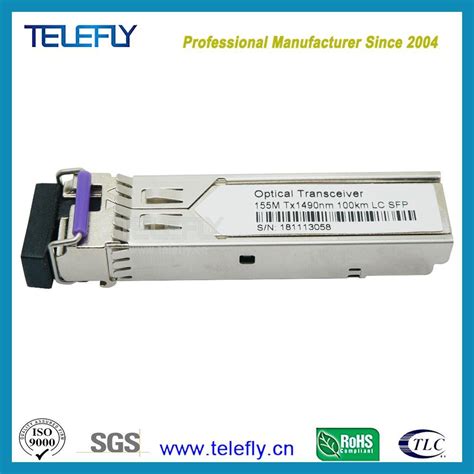 SFP Bidi 100km 1490nm 1550nmn Sm LC Ddm SFP Optical Transceiver China