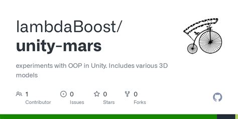 Github Lambdaboostunity Mars Experiments With Oop In Unity Includes Various 3d Models