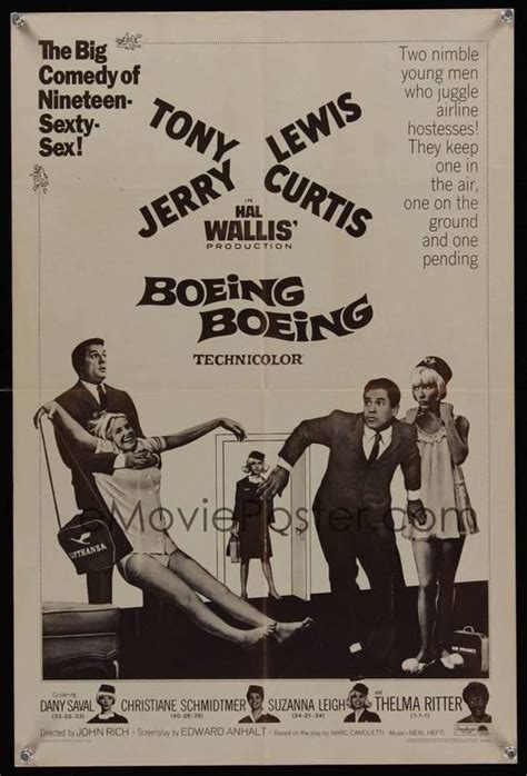 Boeing Boeing Special Poster 65 Curtis And Jerry Lewis In The Comedy Of