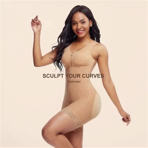 hexin borong berkualiti baik butt lifter mampatan abdomen zip curve