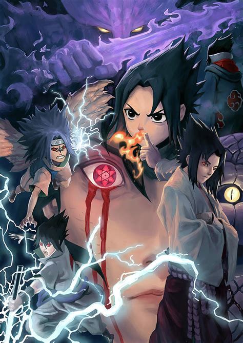 Sasuke Uchiha Digital Art By Lac Lac Fine Art America