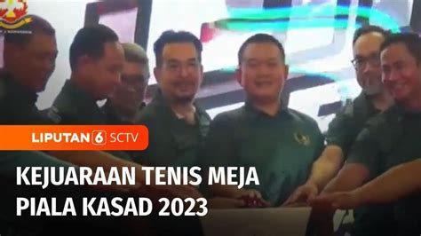 Kepala Staf Angkatan Darat Membuka Kejuaraan Tenis Meja Piala Kasad