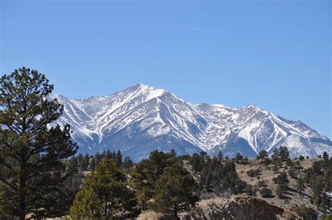 Mt Princeton One Of The Collegiate Peaks Near Buena Vista Colorado