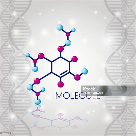分子結構化學圖示向量圖形及更多健保和醫療圖片 健保和醫療 健康的生活方式 分子 Istock