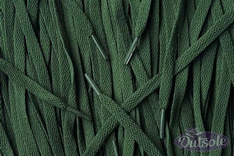 Asics Flat Laces Dark Green • In Stock At Outsole