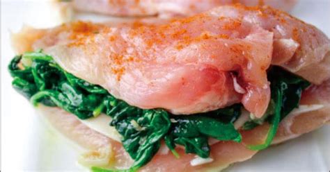 Spinach Provolone Chicken Breasts Easy Kraft Recipes Angrygeorgian