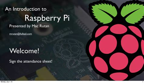 Intro To Raspberrypi Ppt