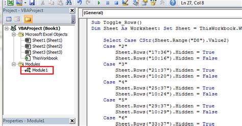 Vba Unhide Rows Based On Cell Value Stack Overflow