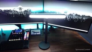 Logitech Litra Beam LX Premium Dual Sided RGB LED Streaming Light With TrueSoft For Streaming