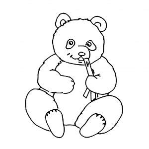 Coloriage de panda à télécharger Coloriages de Pandas à imprimer