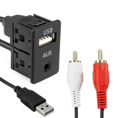 Кабель подовжувач AUX USB на 2 RCA тюльпана 1.5 м для авто магнітоли ...