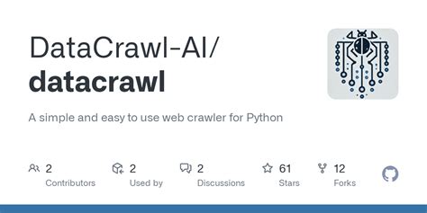 GitHub DataCrawl AI Datacrawl A Simple And Easy To Use Web Crawler For Python