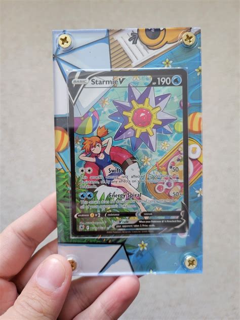 Pokémon Starmie V Full Art Misty Trainer Gallery Card Astral Radiance