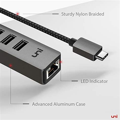 Ripley Adaptador Global Shopex Usb C A Ethernet Uni Usb C Hub Con