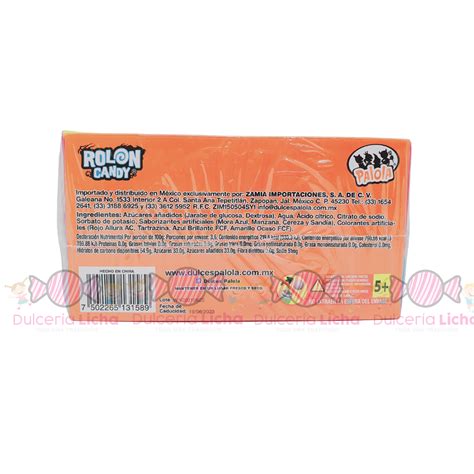 Delicias Rolon Candy 12pz Dulcería Licha