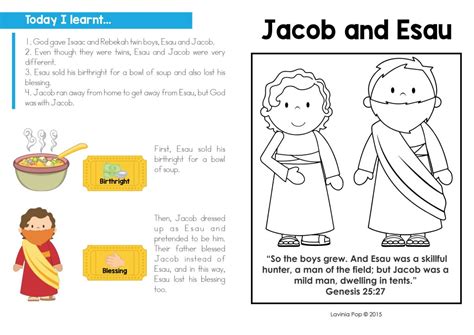 Jacob Tricks Isaac Coloring Pages