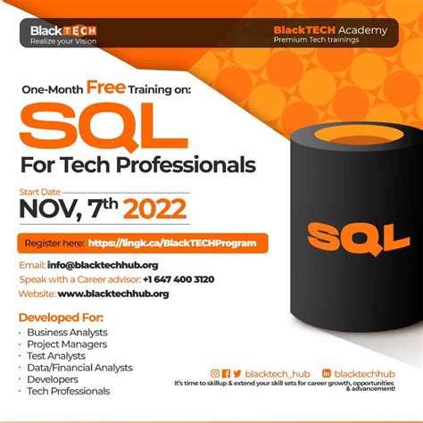 Blacktech Academy On Linkedin Sql Sqlprogramming Sqlserver