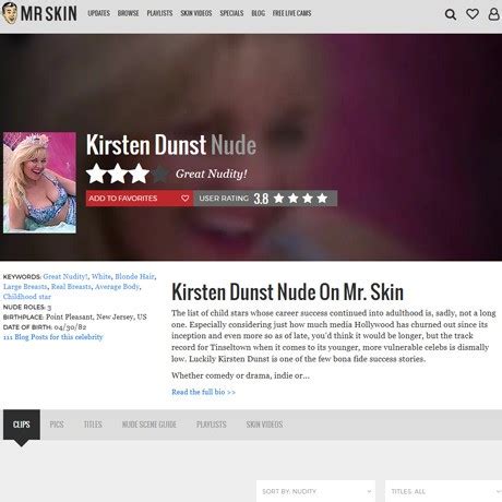 Kirsten Dunst Nude Naked Porn Content Review Nude Celebrities List Like Mrskin