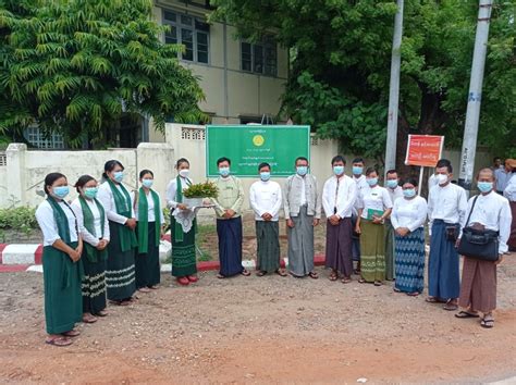 သာစည်မြို့တွင် ၂၀၂၂ ၂၀၂၃ ပညာသင်နှစ် ကျောင်းအပ်နှံရေးဆိုင်းဘုတ်စိုက်ထူ Information And Public