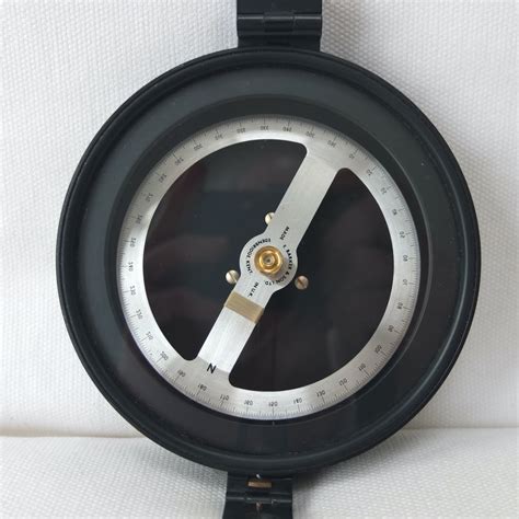 Francis Barker And Son Prismatic Artillery Compass C1982 Compass Library
