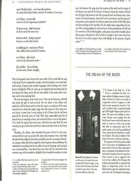 The Dream Of The Rood Text Pdf