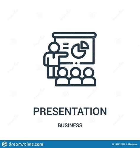 Presentation Icon Vector From Business Collection Thin Line