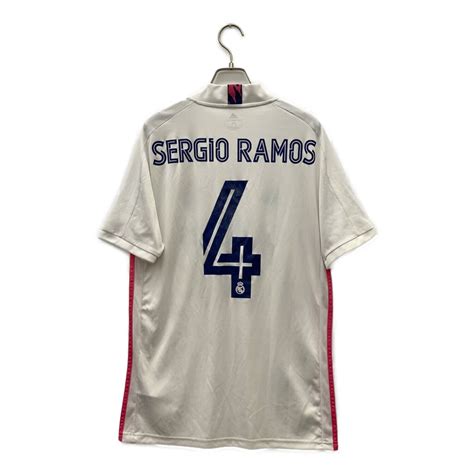 レアル・マドリード サッカーユニフォーム Size L ホワイト 2020 2021 4 Sergio Ramos｜トレファクonline