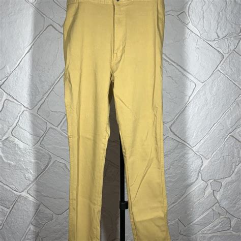 jc jq yellow womens stretchy jeans size depop