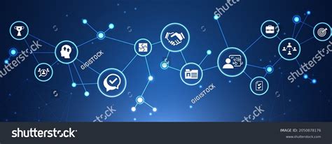 Vektor Stok Onboarding Vector Illustration Concept Connected Icons Tanpa Royalti