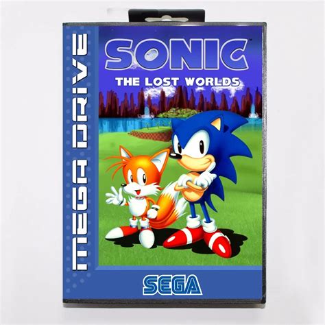 Sonic The Hedgehog O Lost Worlds Cartucho de Jogo 16 bit MD Cartão de