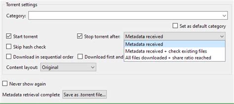 Torrents Added With Stop Condition Set To Files Checked Always Remain Paused Issue