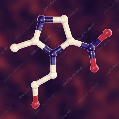 Metronidazole Drug Molecule Stock Image F0217383 Science Photo