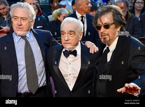 Al Pacino Robert De Niro Martin Scorsese The Irishman Closing Night Gala Bfi London Film