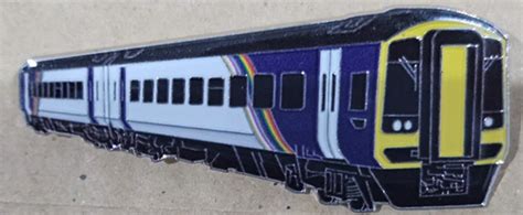 Emr Class 158 Pride Enamel Brooch Pin Badge Tierneymodelrailway