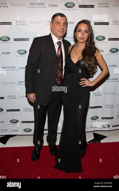 Miami Beach Fl April 13 Antonio Misuraca And Valentina Sarria Arrive At The Blacks Annual
